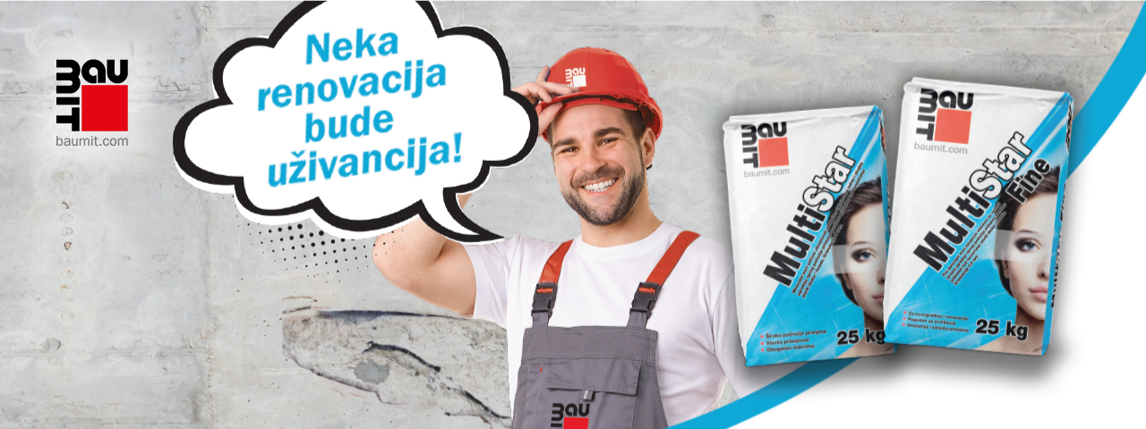 Baumit MultiStar mort - Za jednostavnu i brzu renovaciju | Baumit.hr